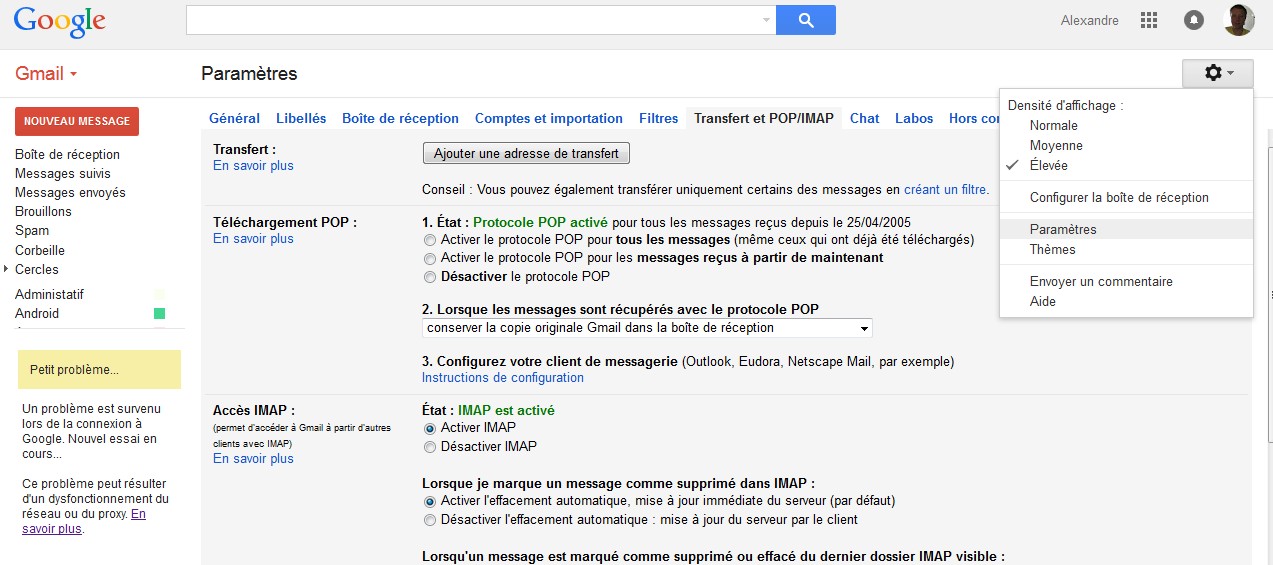 Collecter mes mails Gmail et outlook.fr par mon co... - Communauté Orange