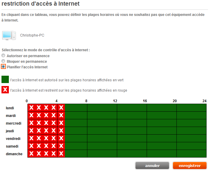 Résolu : Restriction d'accès sur équipement (Livebox Sagem ...