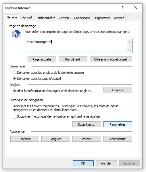 vider le cache du navigateur - Communauté Orange