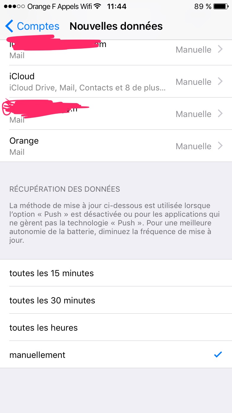 Utilisation de Mail sur iPhone iOS 10.3.3 avec com... - Communauté Orange