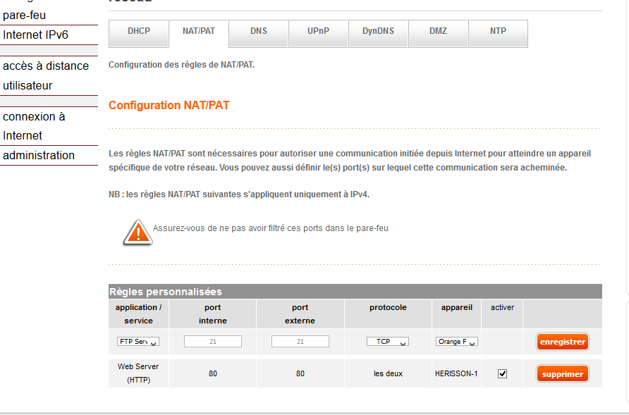 Livebox Play DHCP - Communauté Orange