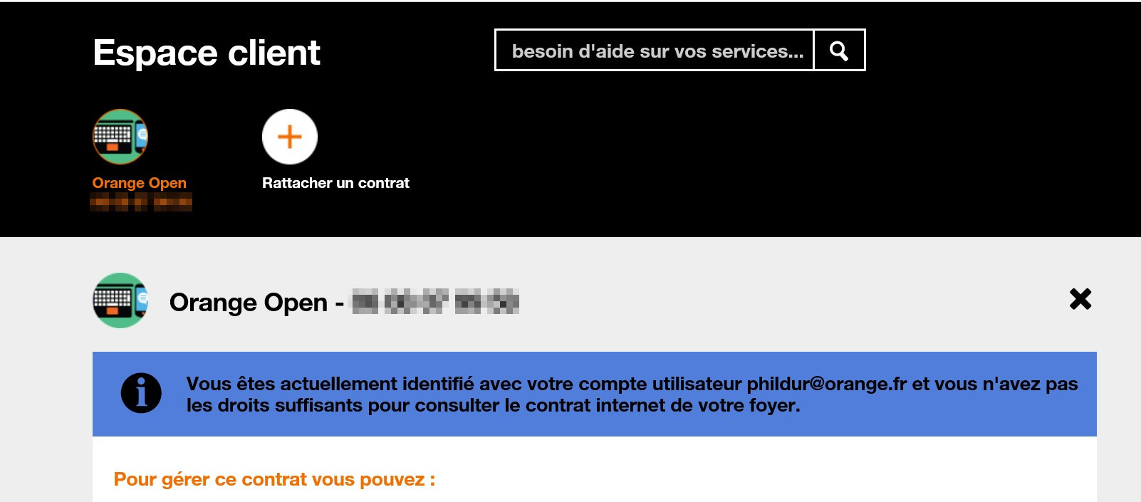 Organisation comptes - Communauté Orange