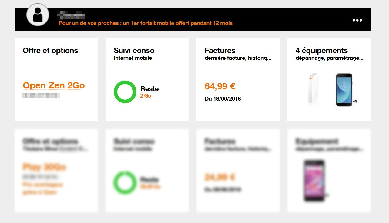 Organisation comptes - Communauté Orange