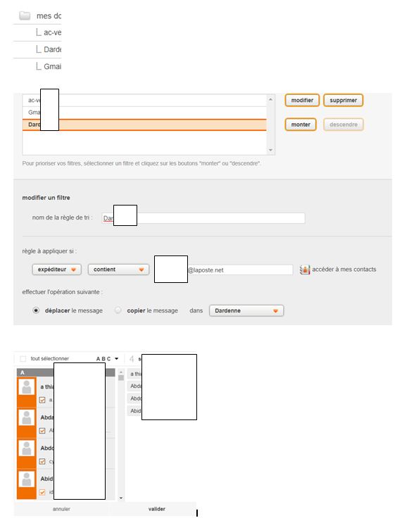 tri automatique des mails - Communauté Orange