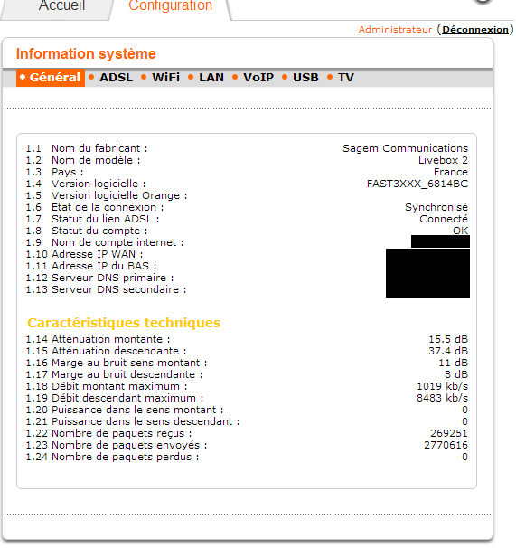 Débit très lent et instable (Livebox 2 sagem) - Communauté Orange