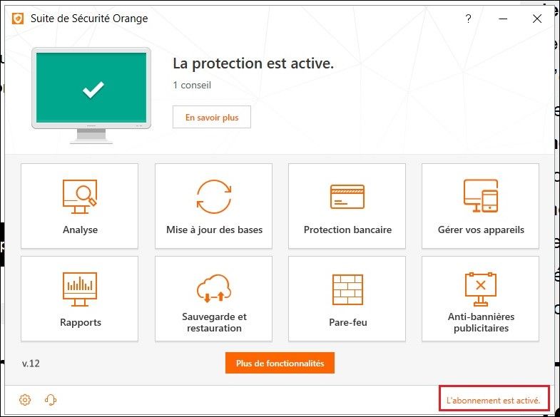 antivirus orange - Communauté Orange