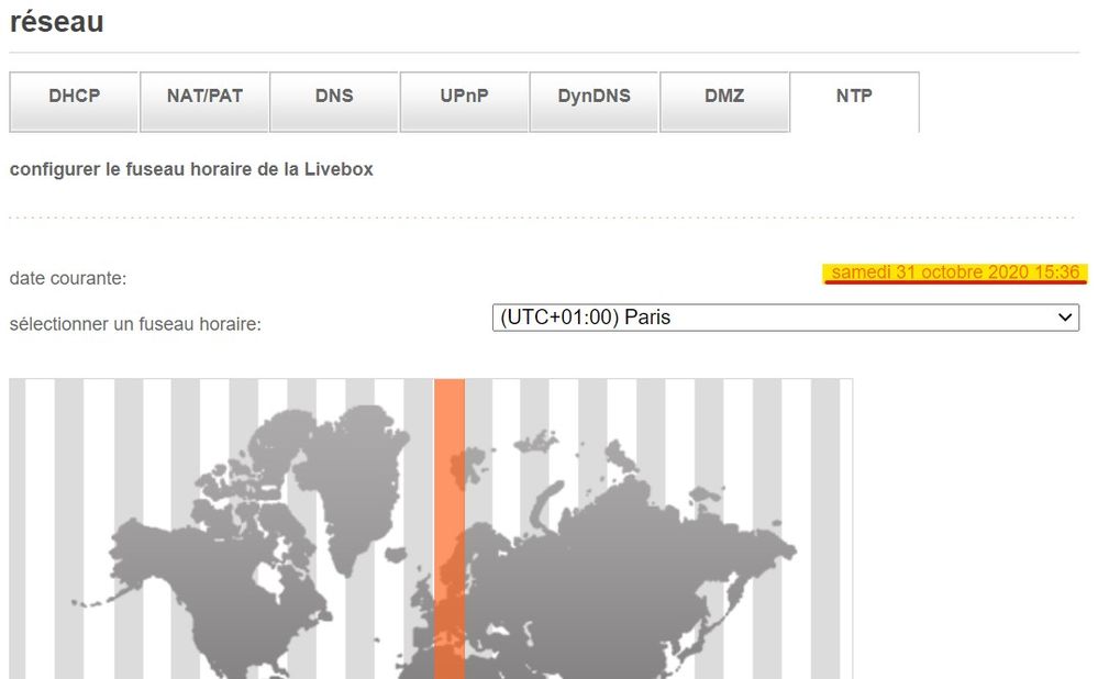 Le NTP n'est pas à la bonne heure sur ma box - Communauté Orange