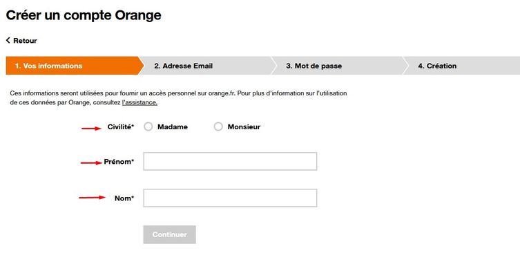 Abonnement / Compte / Adresse / Principale / Secon... - Communauté Orange