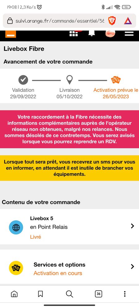 Installation Fibre Orange Bloquée par SFR - Page 11 - Communauté Orange